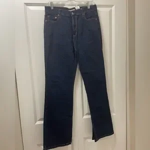 Levi's | Jeans | Levis 52 Perfectly Slimming 14m Straight Leg Dark Blue ...